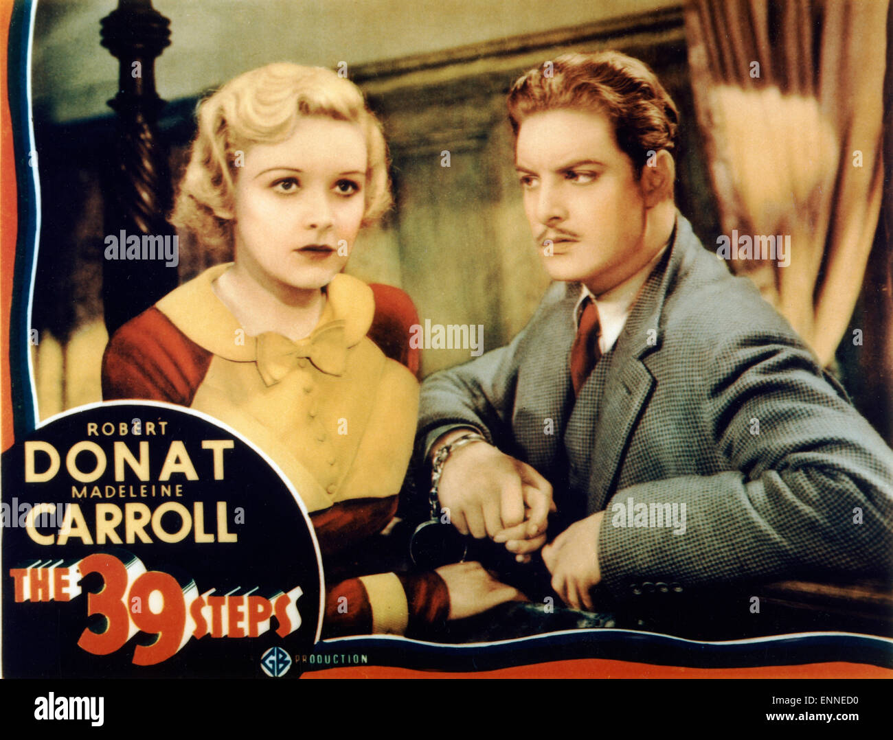 The 39 Steps, Großbritannien 1935, aka: Die 39 Stufen, Regie: Alfred Hitchcock, Darsteller ...