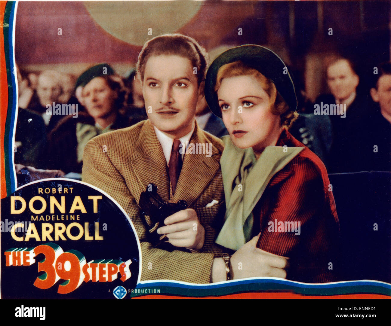 The 39 Steps, Großbritannien 1935, aka: Die 39 Stufen, Regie: Alfred Hitchcock, Darsteller ...