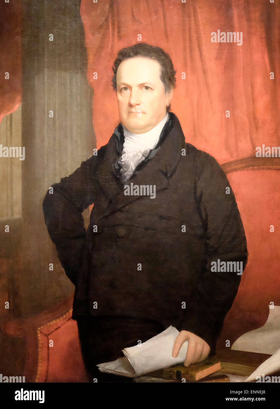 DeWitt Clinton circa 1816 Stock Photo - Alamy