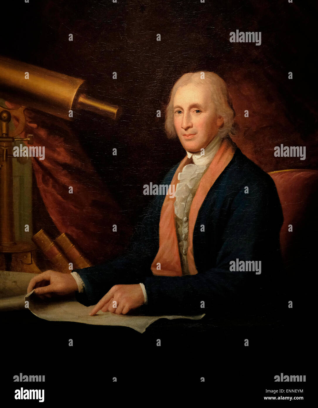 David Rittenhouse, circa 1796 Charles Wilson Peale Stock Photo - Alamy