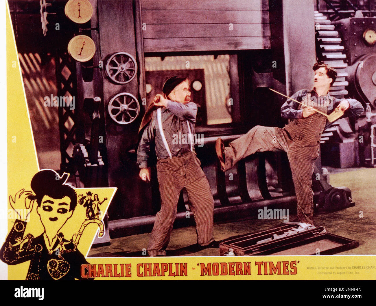 Modern Times, USA 1936, aka: Moderne Zeiten, Regie: Charles Chaplin ...