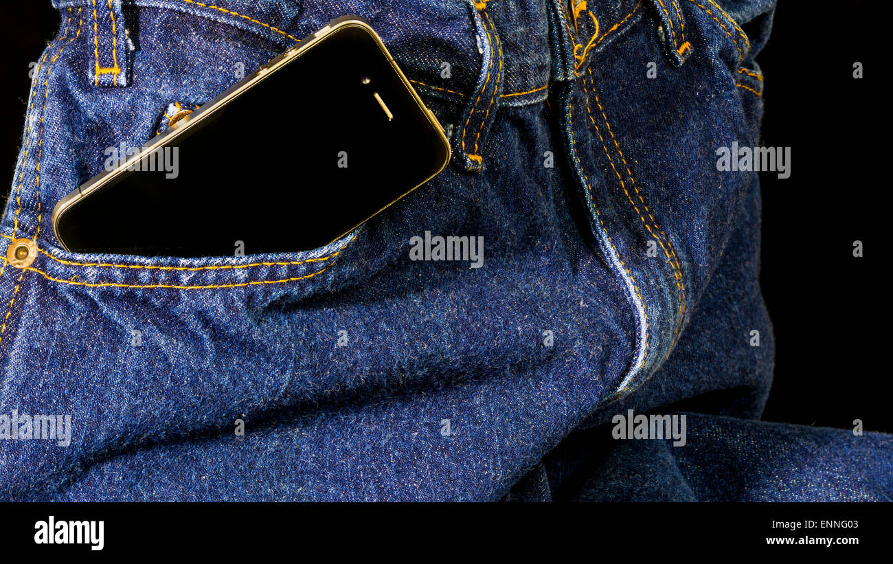 Phone in pants hi-res stock photography and images - Alamy