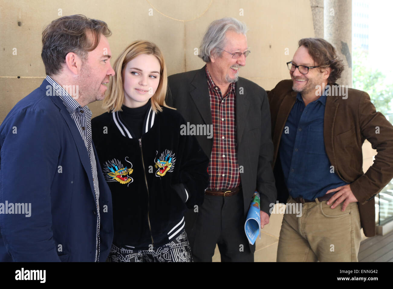 L-R: Writer/Director Brendan Cowell, Actress Odessa Young, Actor ...
