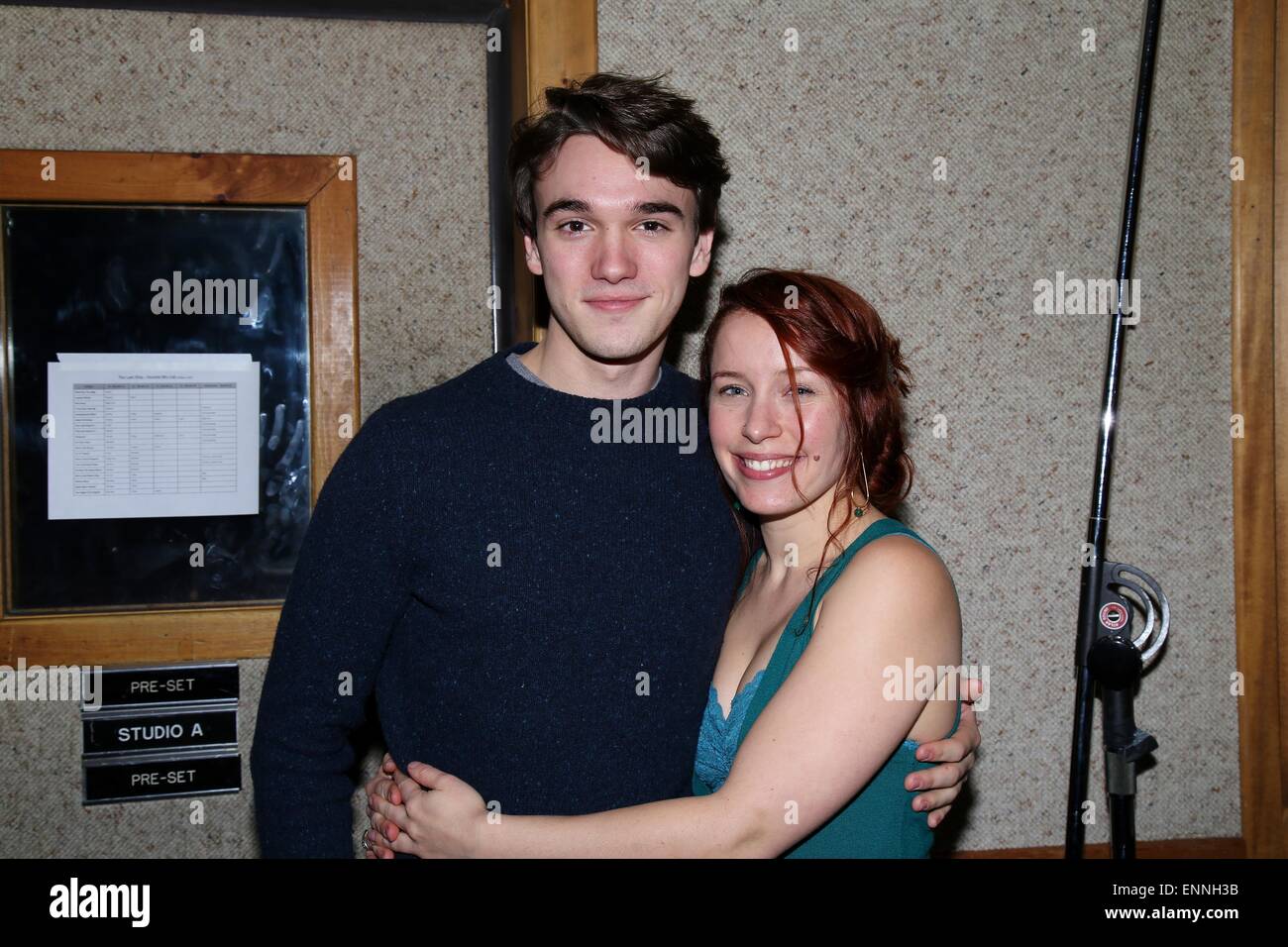 Recording session for Broadway's The Last Ship held at Avatar Studios ...