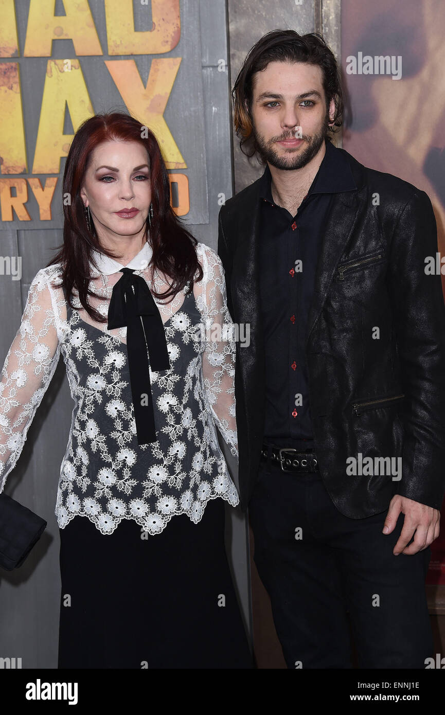 Hollywood, California, USA. 7th May, 2015. Priscilla Presley & Navarone ...