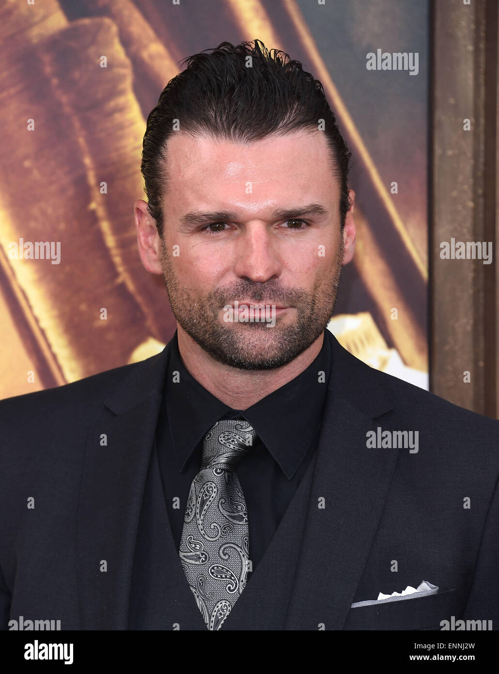 Hollywood, California, USA. 7th May, 2015. Steve Dunlevy arrives for ...