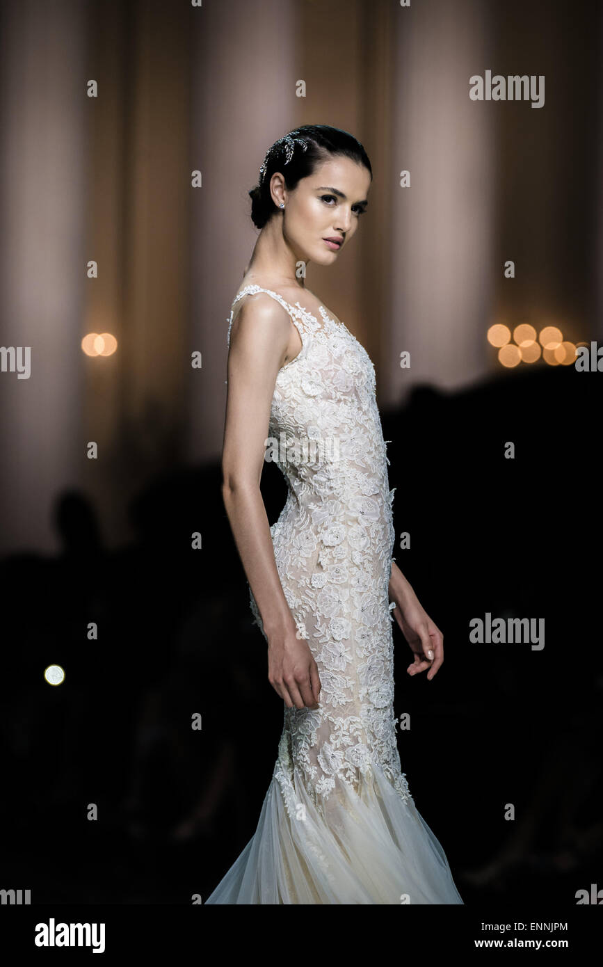 Barcelona, Catalonia, Spain. 8th May, 2015. Spanish model BLANCA ...