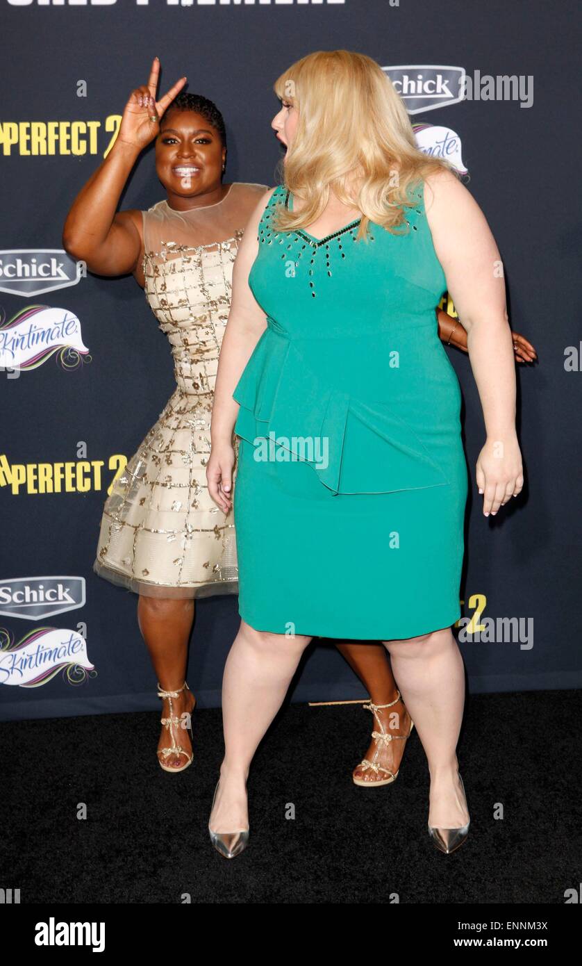 Los Angeles, CA, USA. 8th May, 2015. Ester Dean, Rebel Wilson at ...