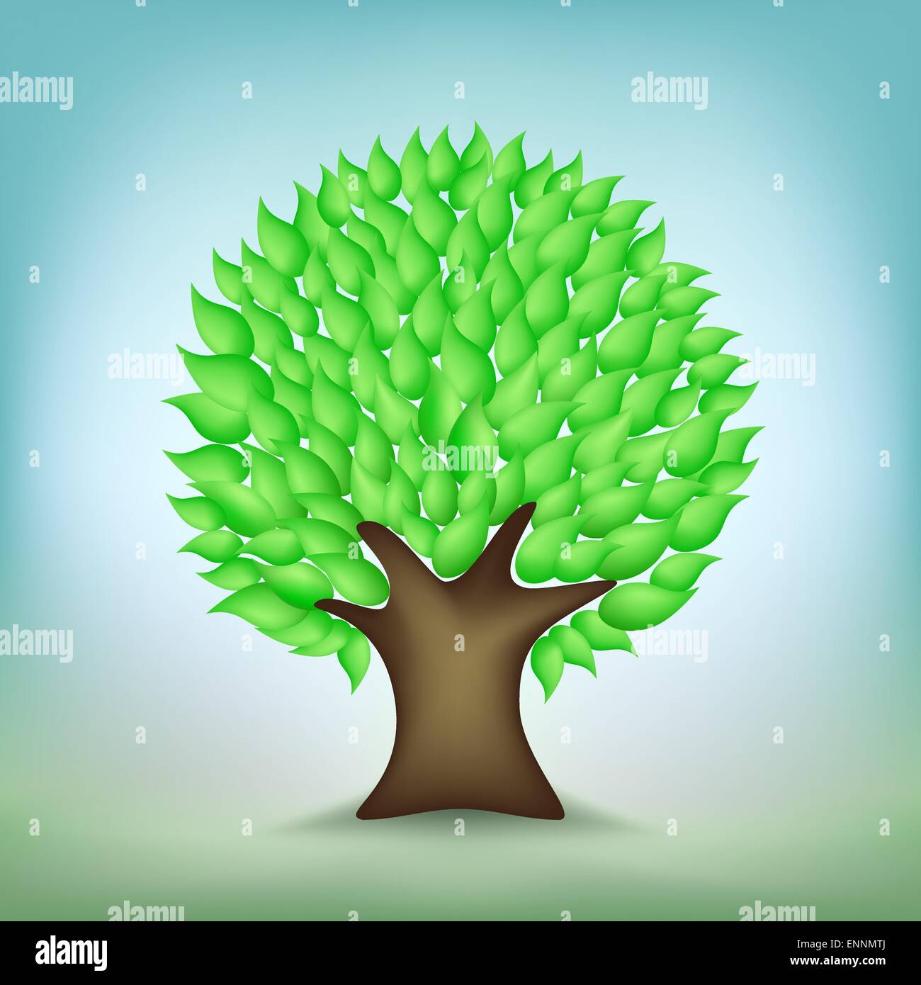 Small tree big tree Stock Vector Images - Alamy