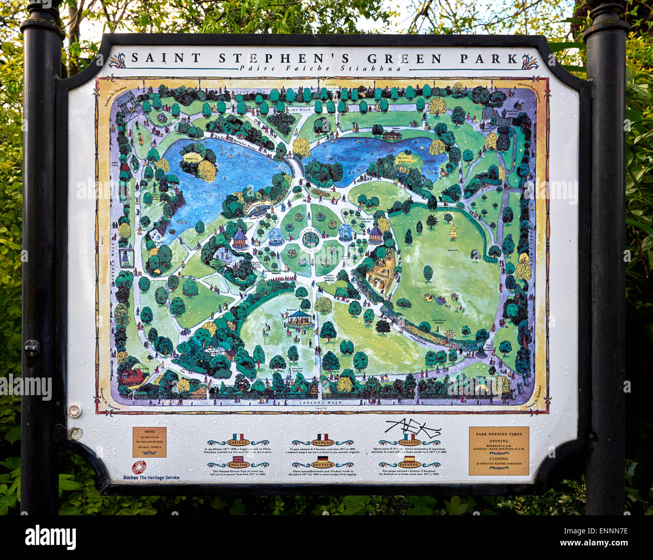 St Stephen's Green is a city centre public park in Dublin, Ireland ...