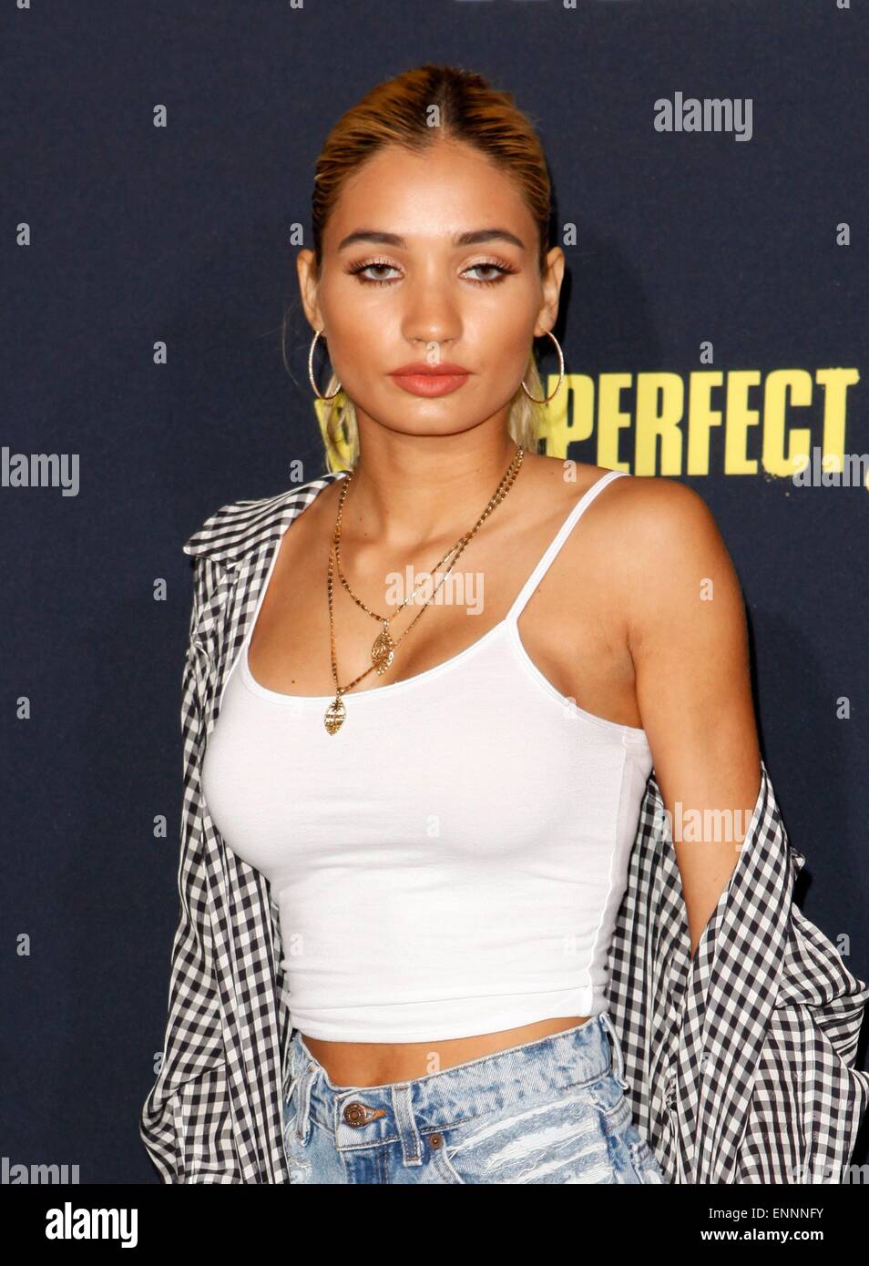 Los Angeles, CA, USA. 8th May, 2015. Pia Mia at arrivals for PITCH ...