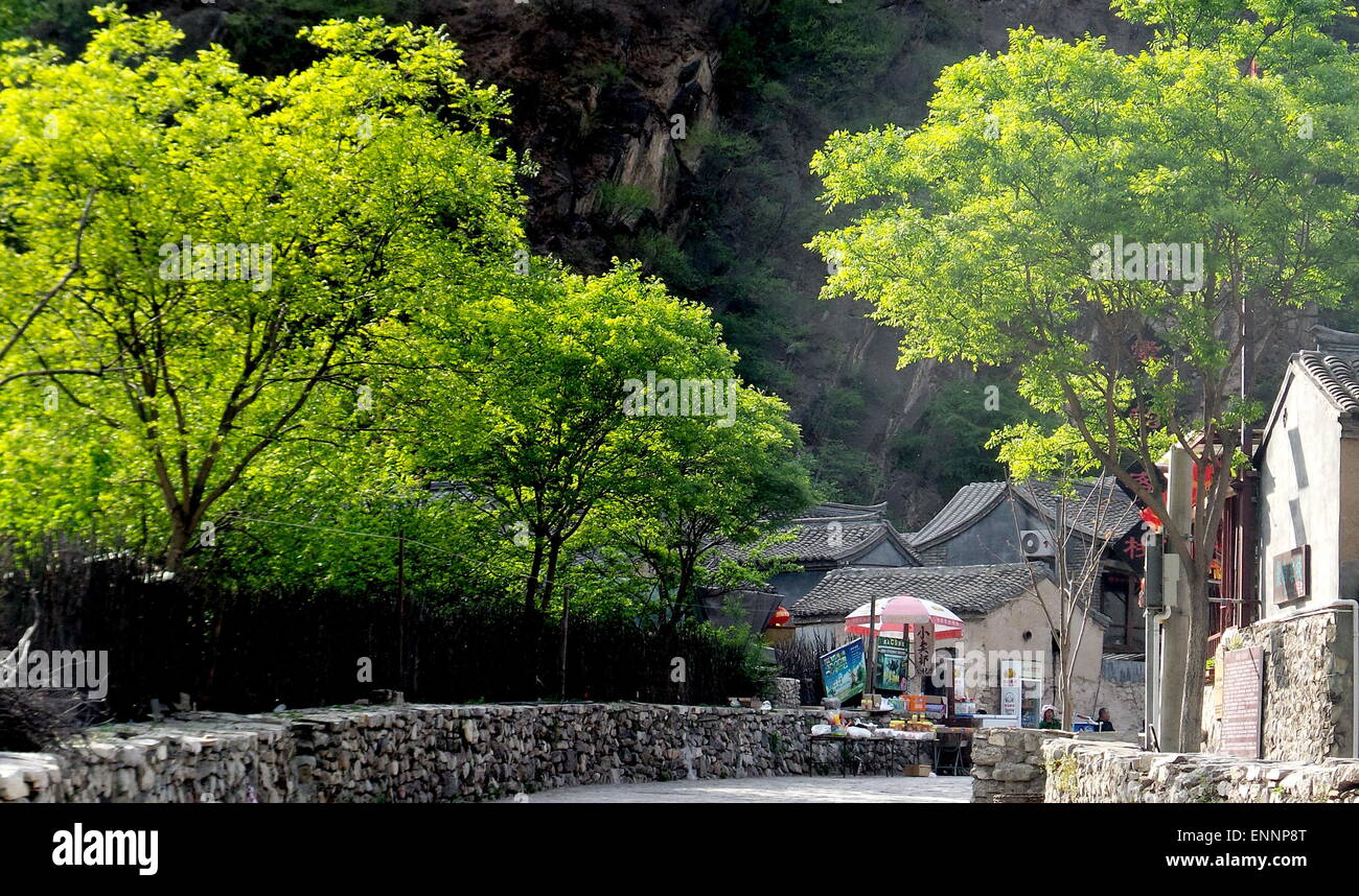 Beijing, China. 9th May, 2015. Photo taken on May 9, 2015 shows a view ...