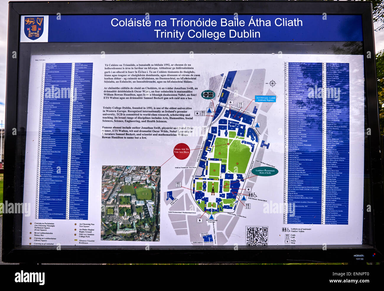 Trinity College Dublin Ireland Stock Photo - Alamy