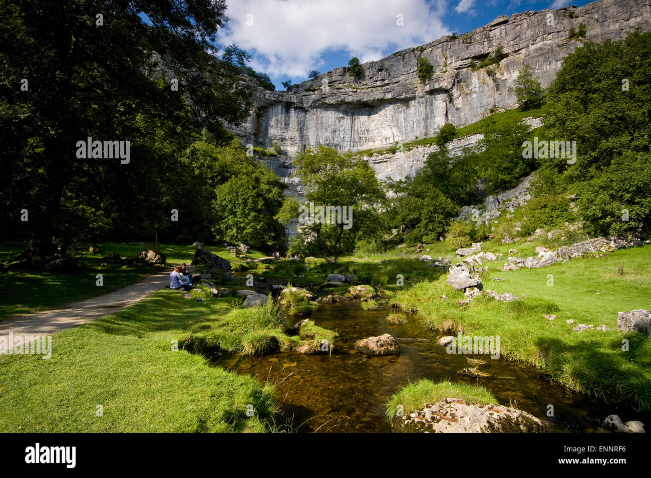 Malham cove waterfall hi-res stock photography and images - Alamy