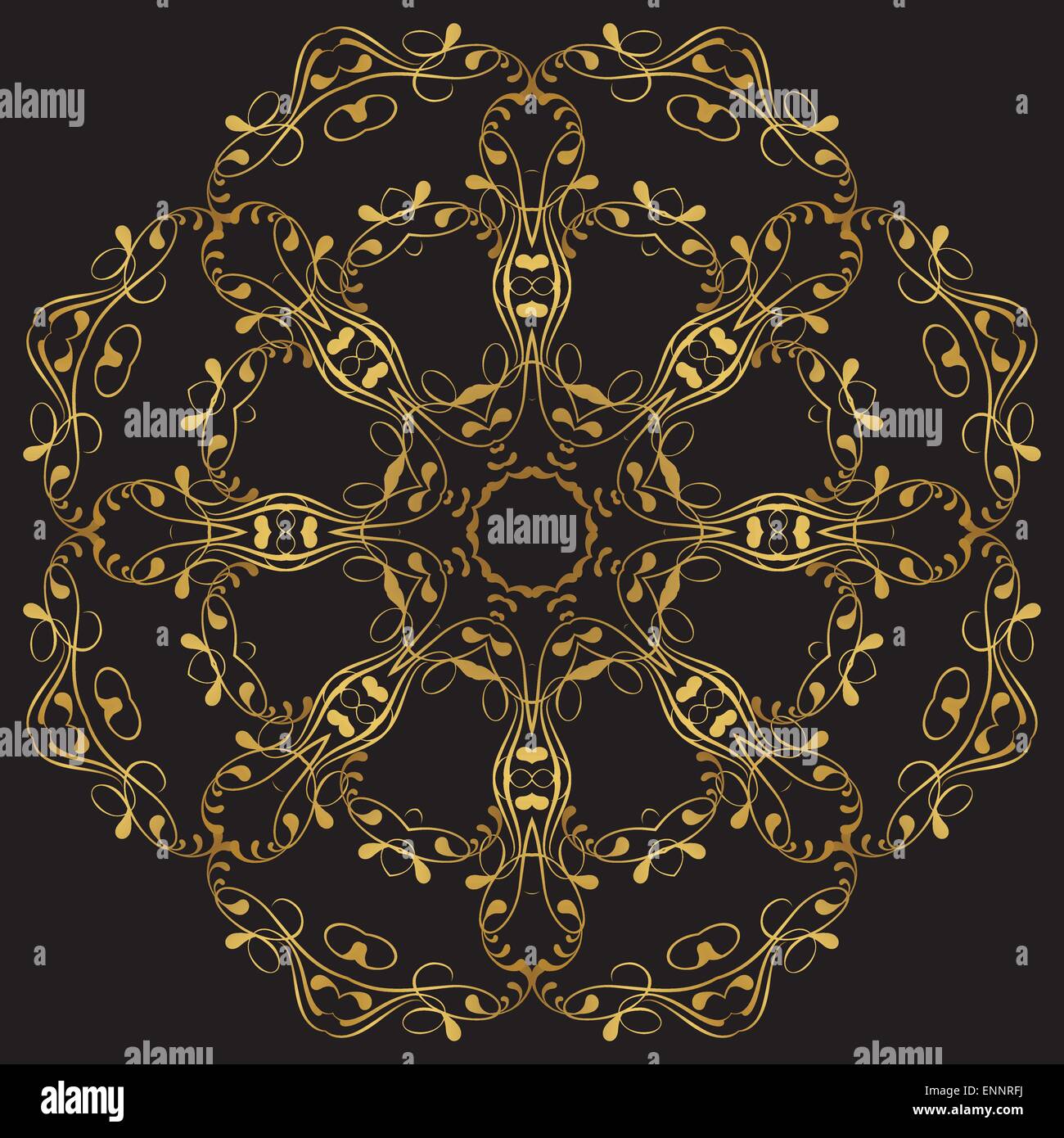 East circular ornament Stock Vector Image & Art - Alamy