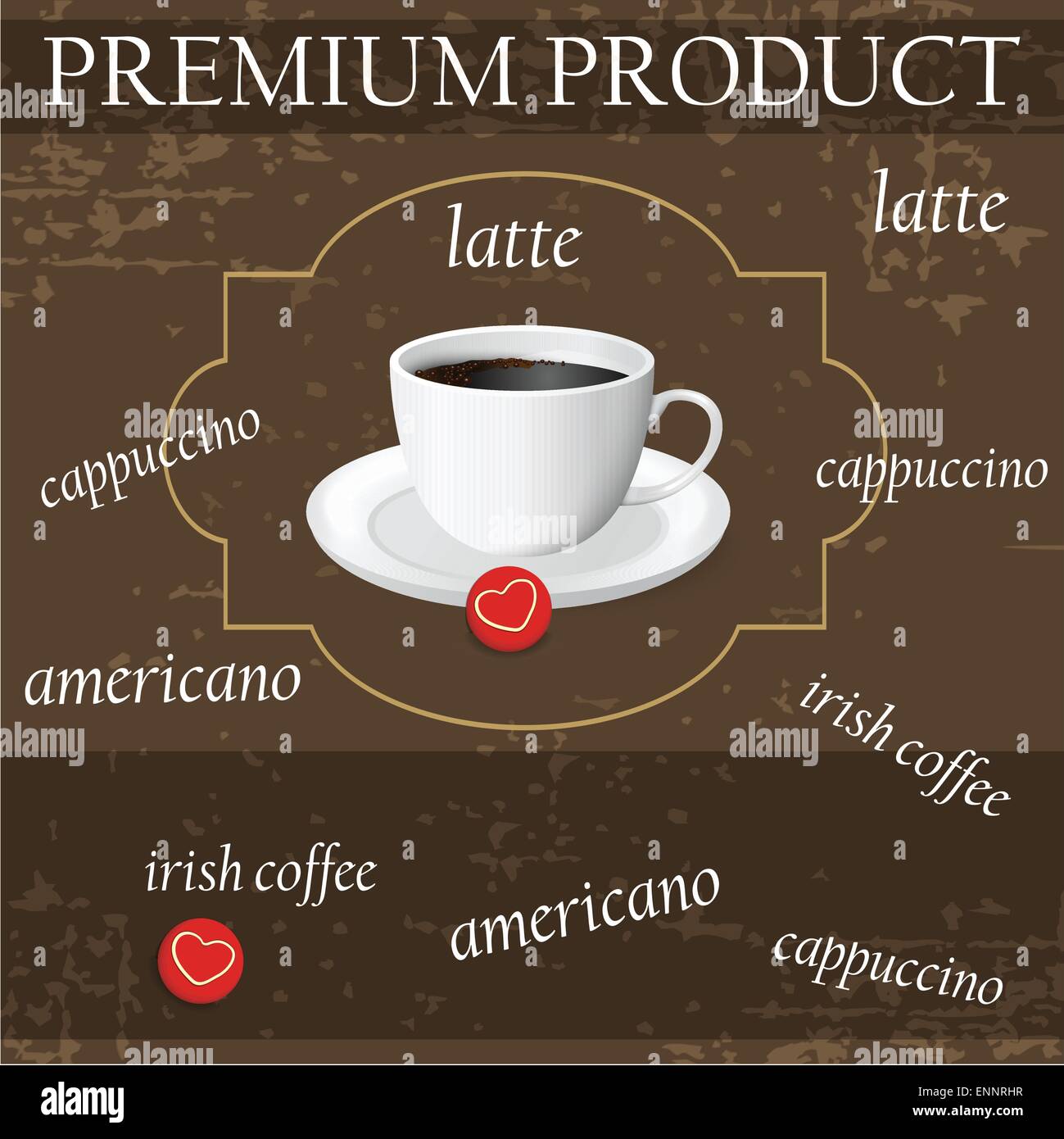Coffee menu Stock Vector Images - Alamy