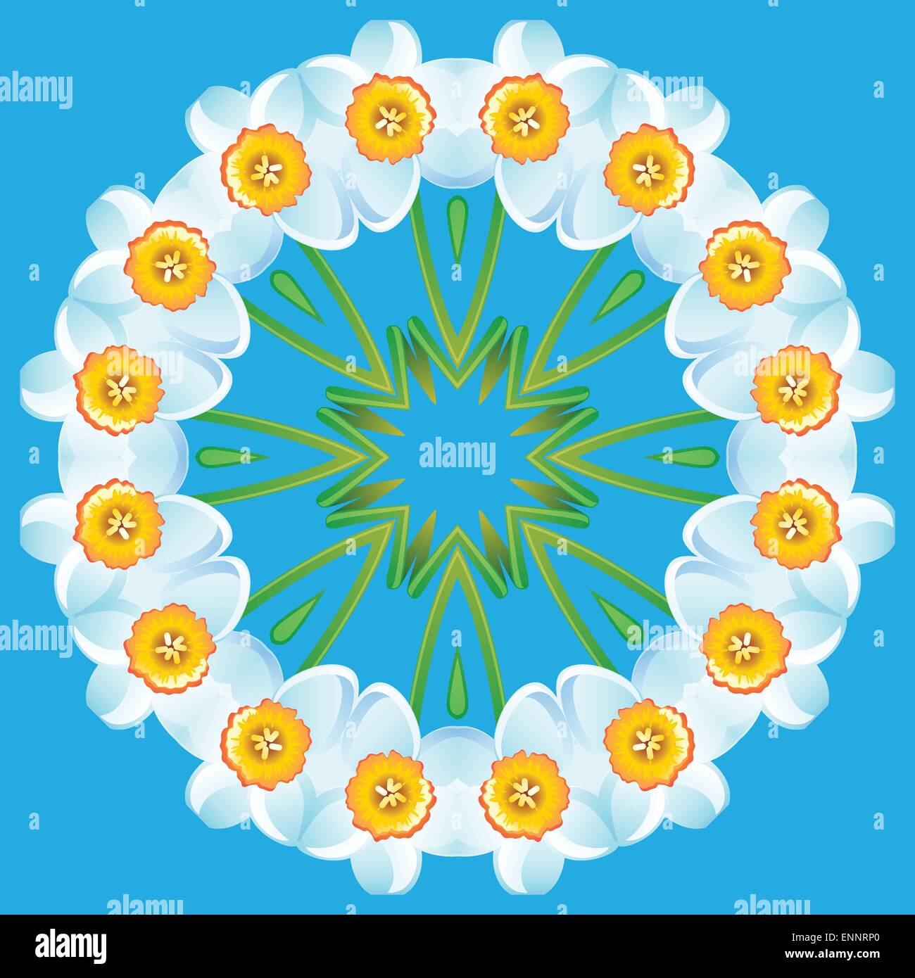 abstract circular pattern. floral pattern. Vector. illustration Stock ...