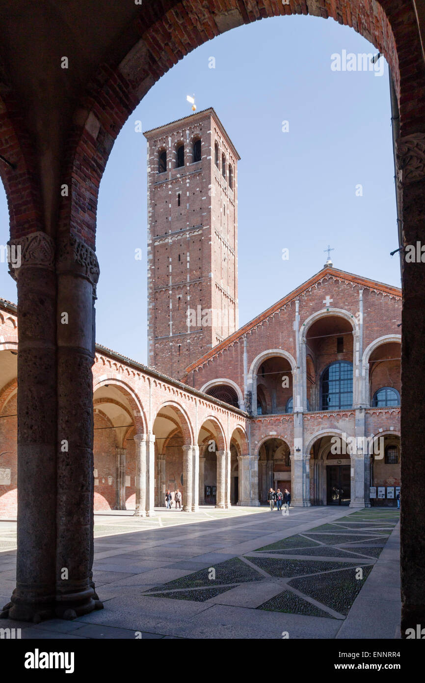 St ambrogio church hi-res stock photography and images - Alamy