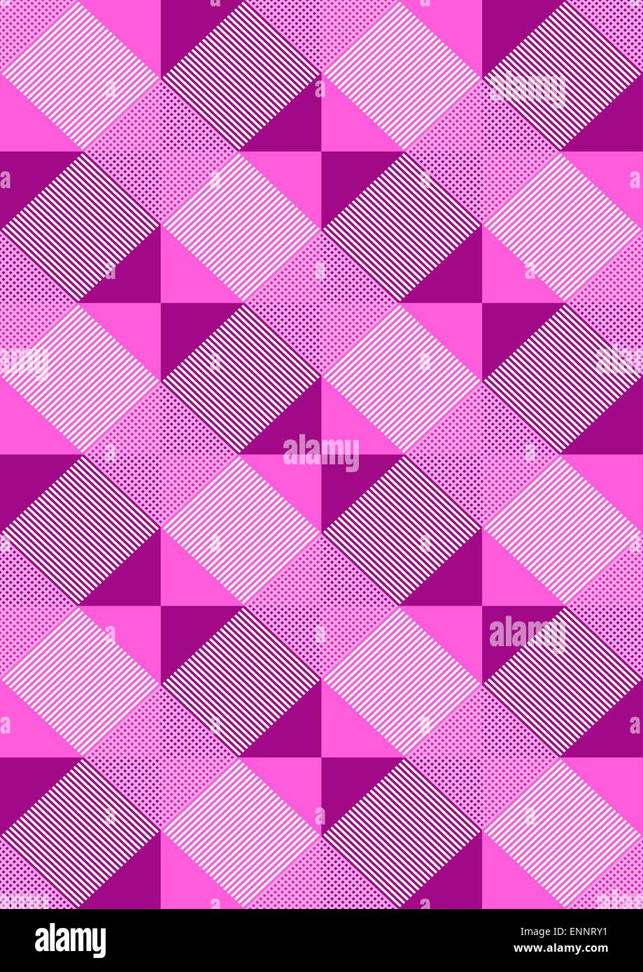 Striped purple rhombuses on a light seamless background Stock Vector ...