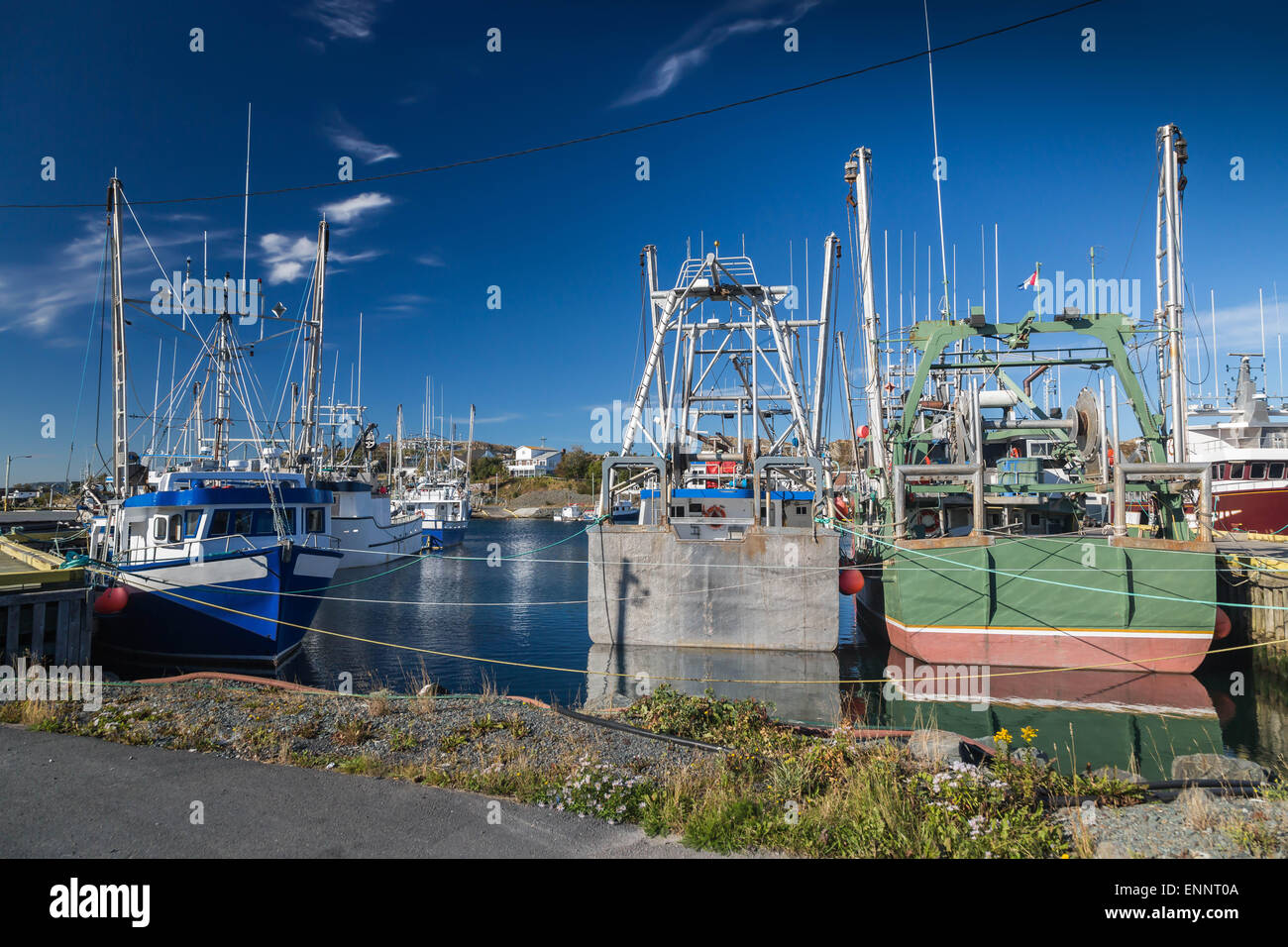 Newfoundland fishing boats hi-res stock photography and images - Alamy