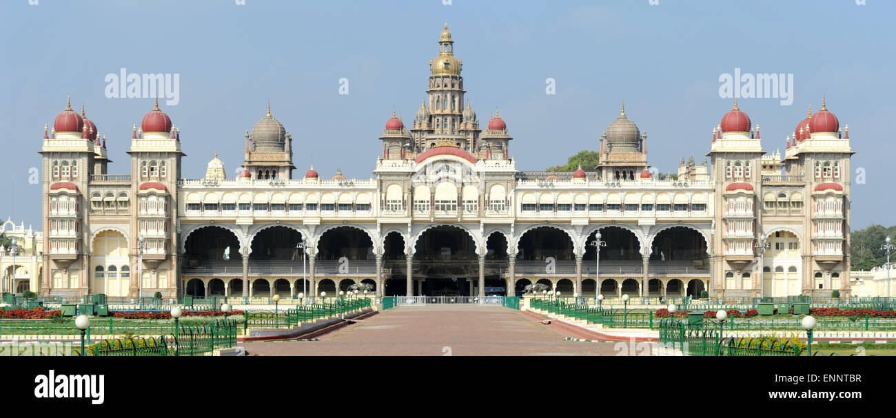 The ancient Mysore palace on India Stock Photo - Alamy