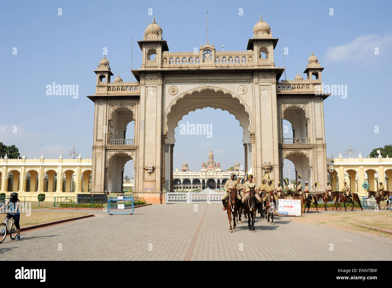 Mysore palace entrance gate hi-res stock photography and images - Alamy