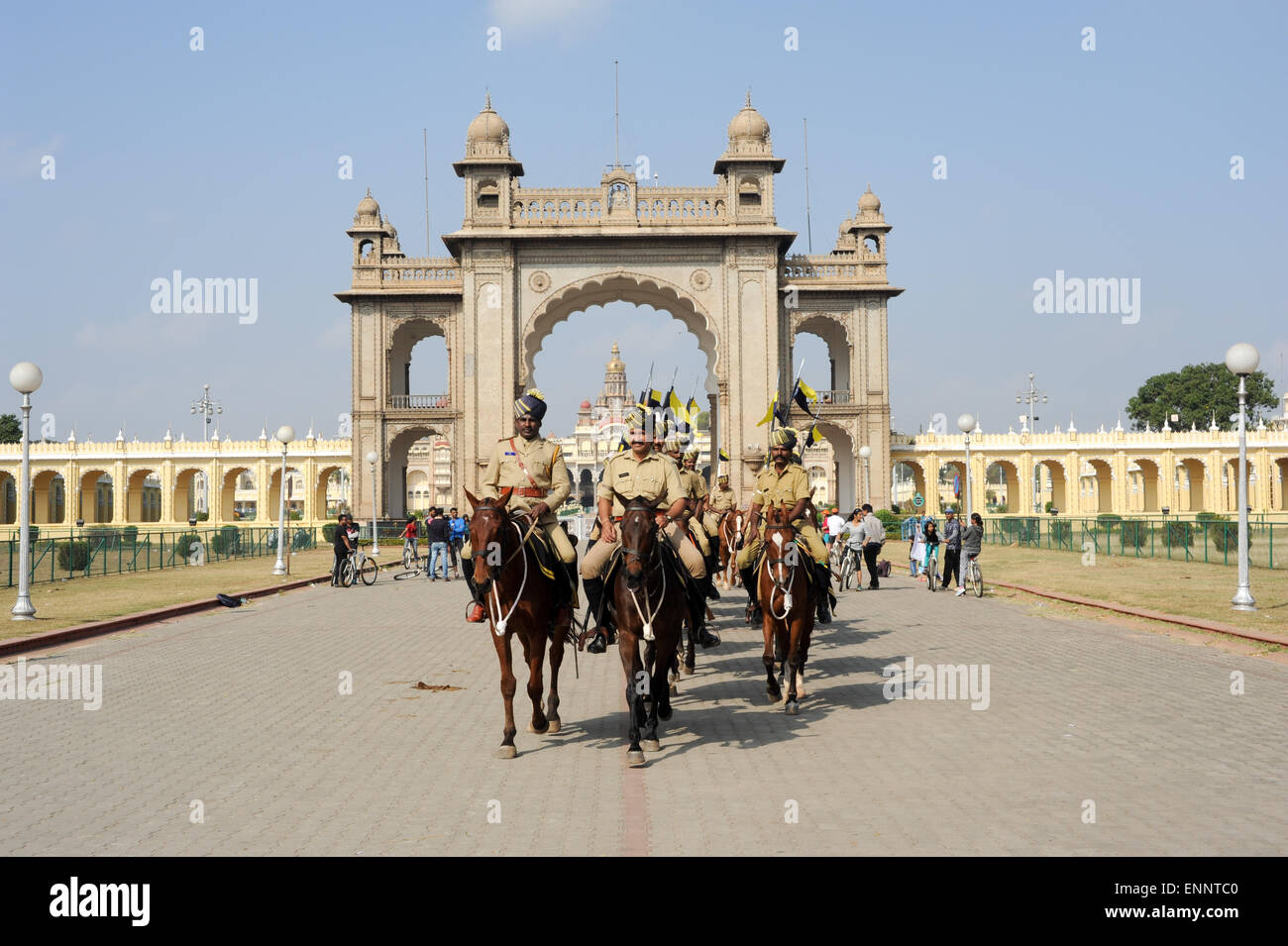 Mysore palace entrance gate hi-res stock photography and images - Alamy
