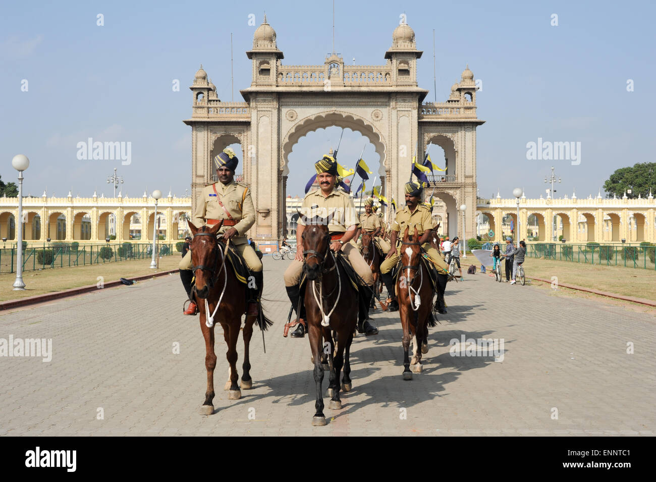 Mysore palace entrance gate hi-res stock photography and images - Alamy