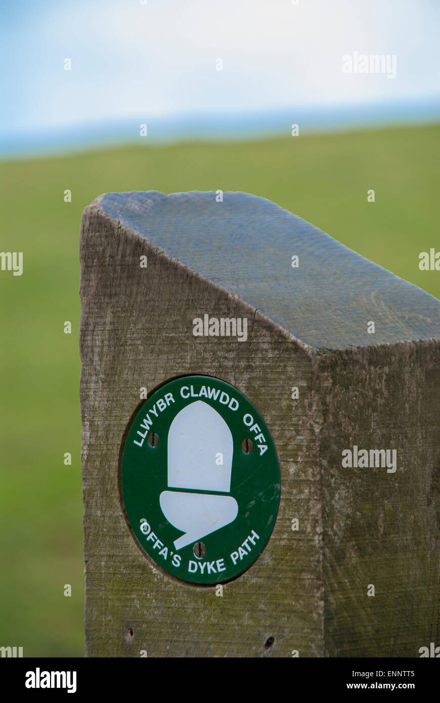 Offas dyke path way marker sign hi-res stock photography and images - Alamy