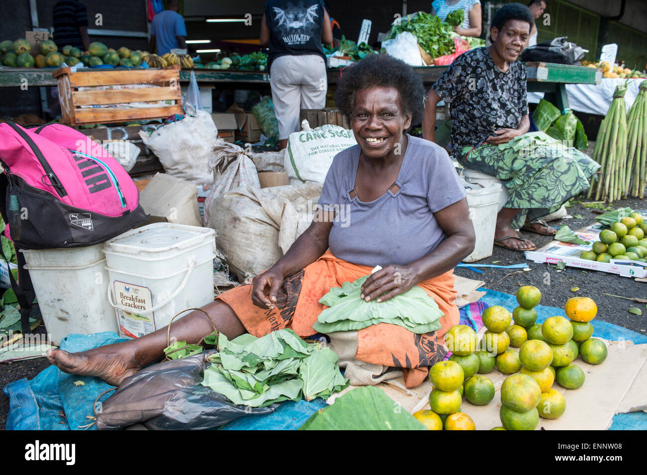 Fruit and vegetable market. Suva, Fiji Stock Photo - Alamy