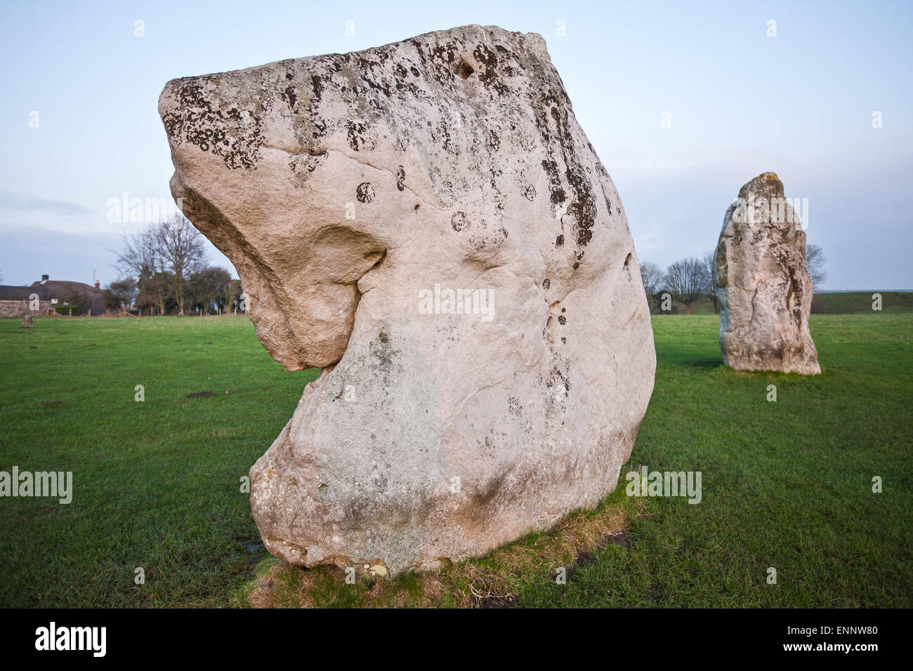 Avebury contains the largest stone circle in europe hi-res stock ...