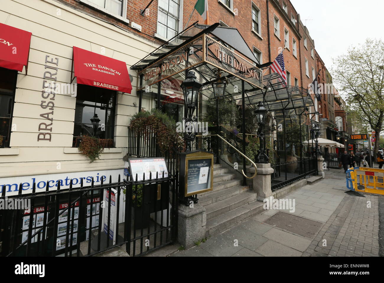 Image of the Dawson Hotel on Dawson Street in Dublin city centre. The ...