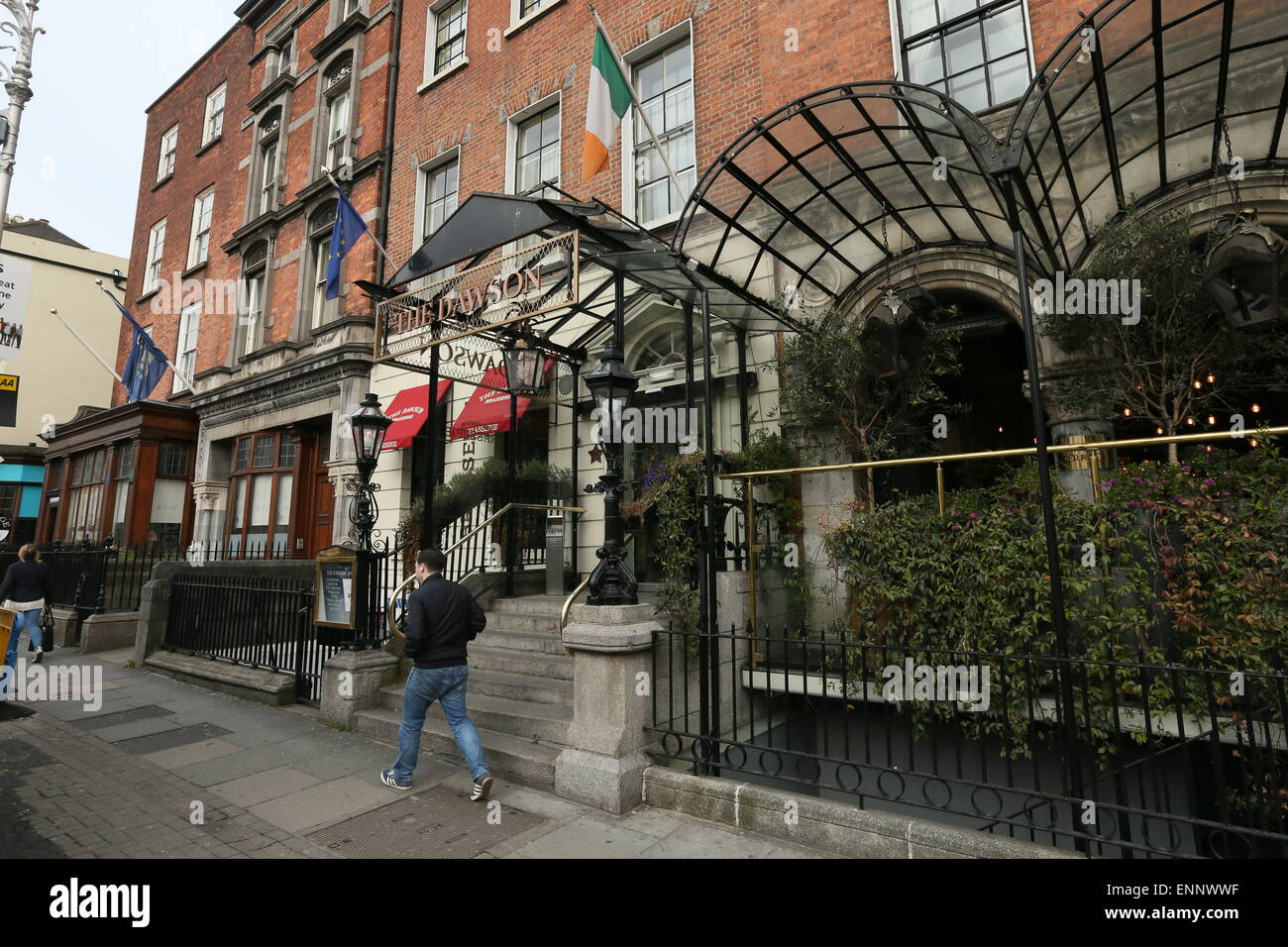 Image of the Dawson Hotel on Dawson Street in Dublin city centre. The ...