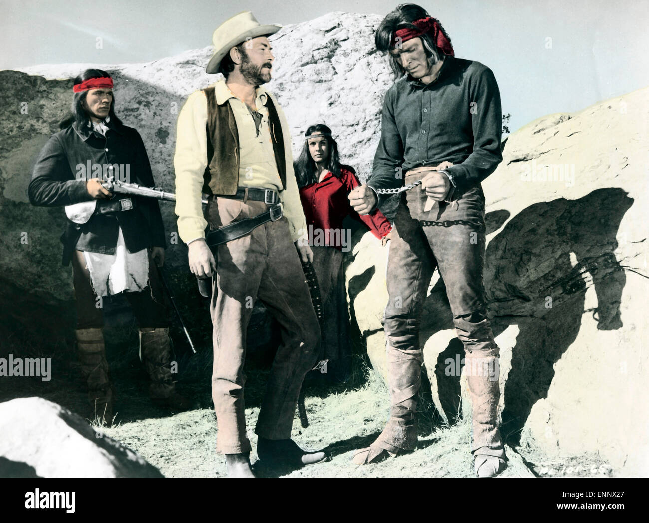 Apache, USA 1954, Regie: Robert Aldrich, Darsteller: Charles Buchinski ...