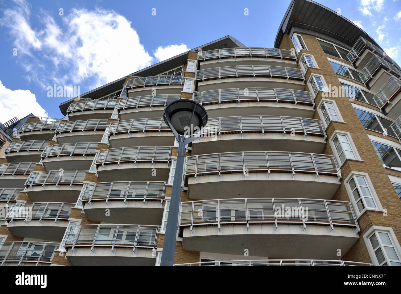 A tall modern building near London Bridge, South Bank, London, U.K ...