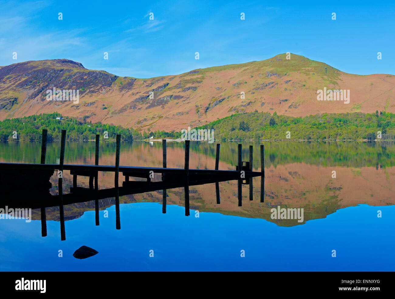 Ashness Jetty, Derwentwater, Borrowdale, Lake District National Park ...