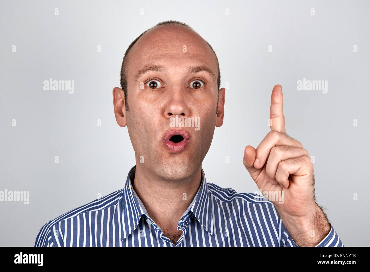 Wide eyed man face hi-res stock photography and images - Alamy