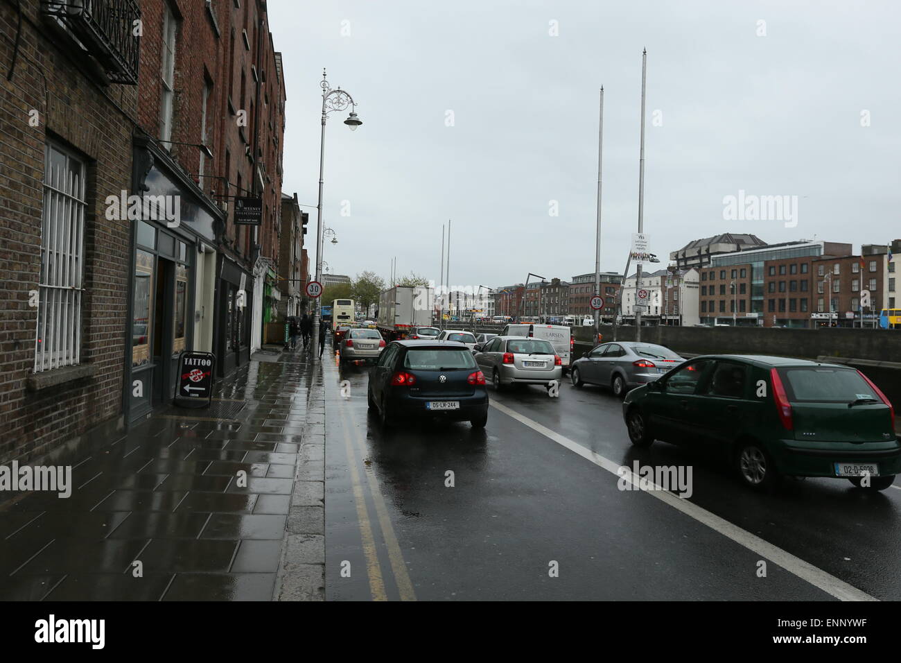 Heavy traffic at dublin hi-res stock photography and images - Alamy
