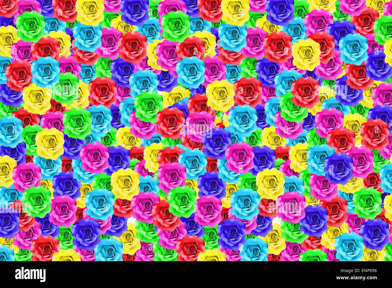 colorful rose flower as floral background Stock Photo - Alamy