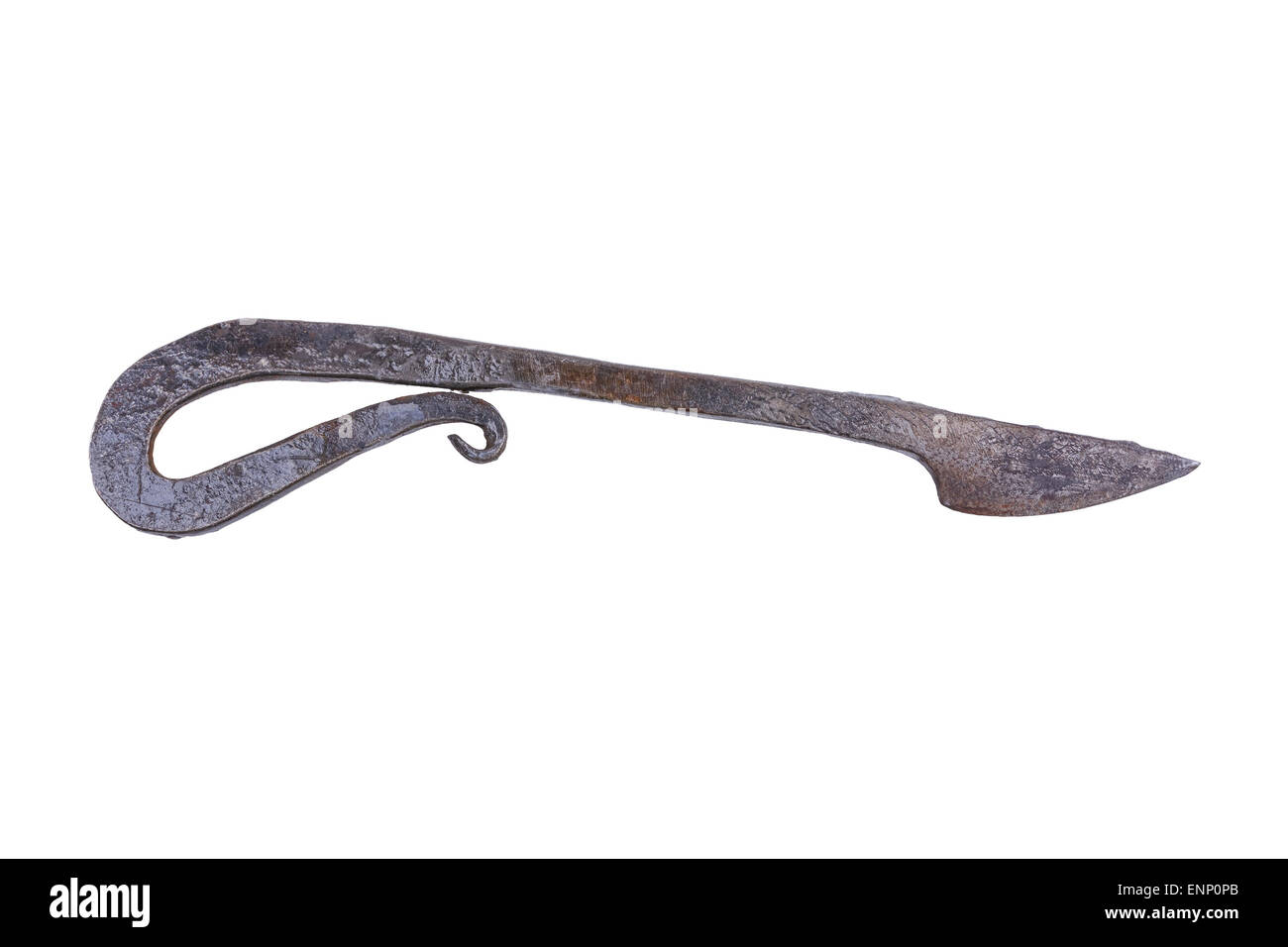 Isolated old scalpel on white background Stock Photo - Alamy