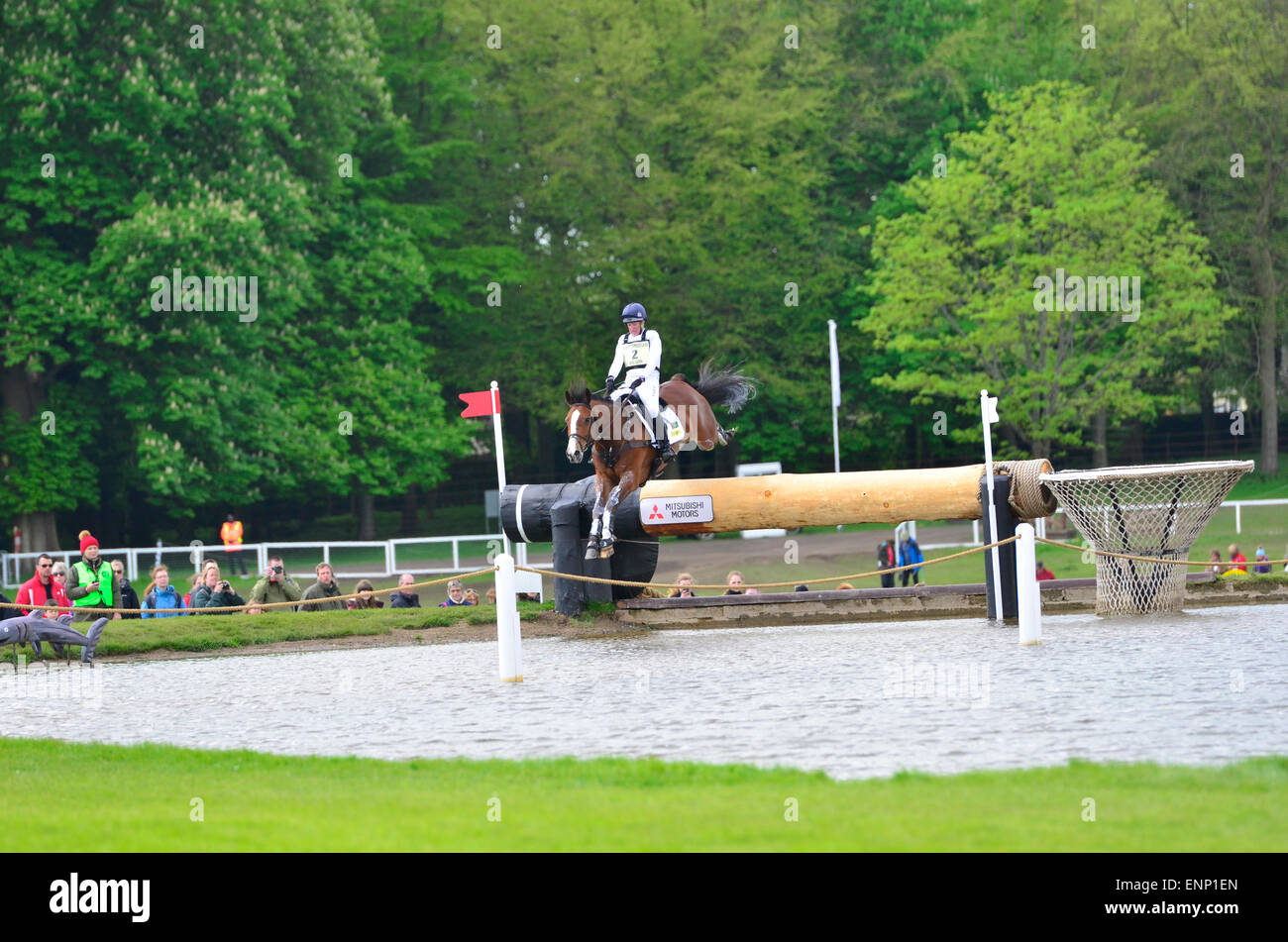 Badminton, UK. 09th May, 2015. Rider Nicola Wilson (GBR) on Horse One ...