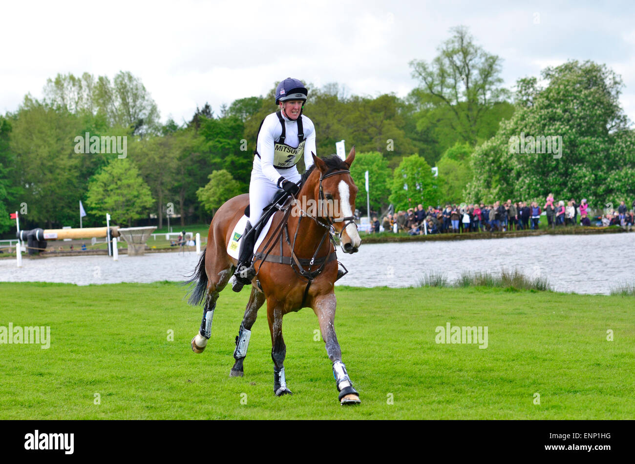 Badminton, UK. 09th May, 2015. Rider Nicola Wilson (GBR) on Horse One ...