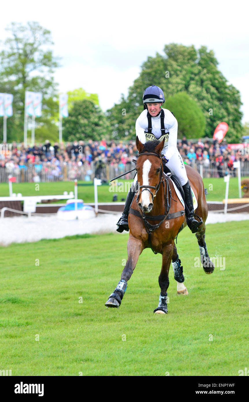 Badminton, UK. 09th May, 2015. Rider Nicola Wilson (GBR) on Horse One ...