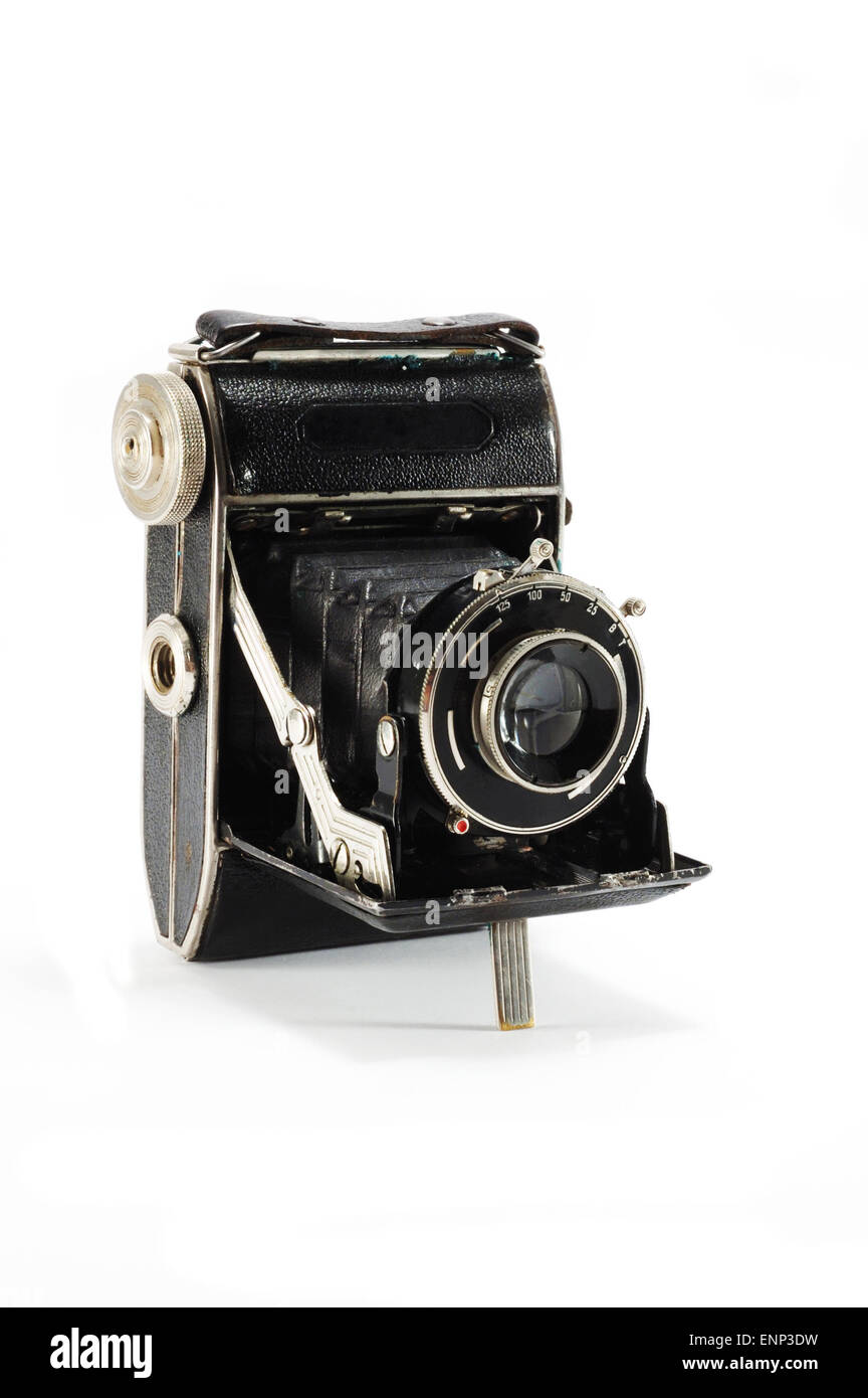 Vintage camera old photos Cut Out Stock Images & Pictures - Alamy