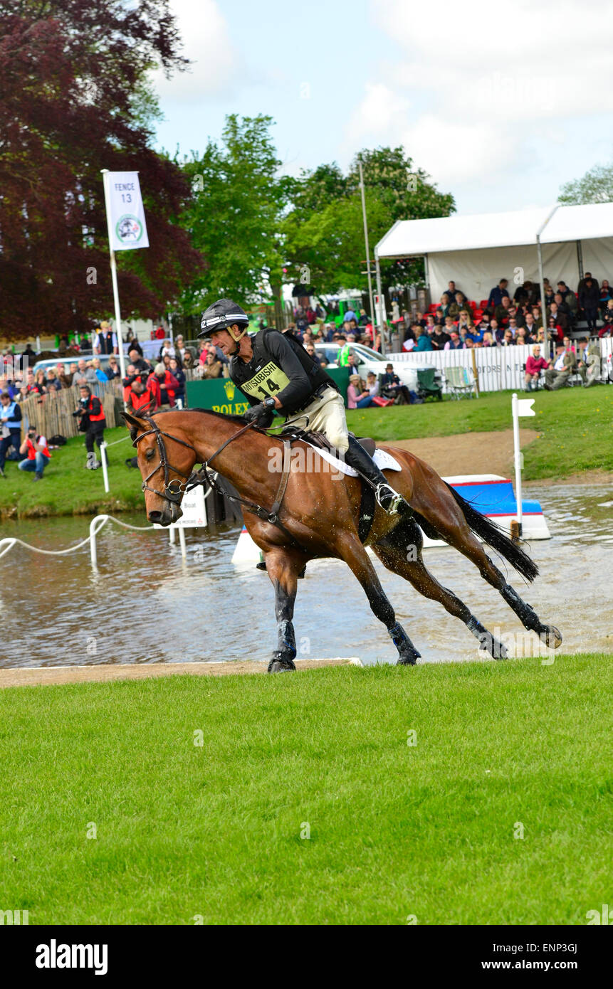 Badminton, UK. 09th May, 2015. Rider Mark Todd (NZL) riding Horse ...