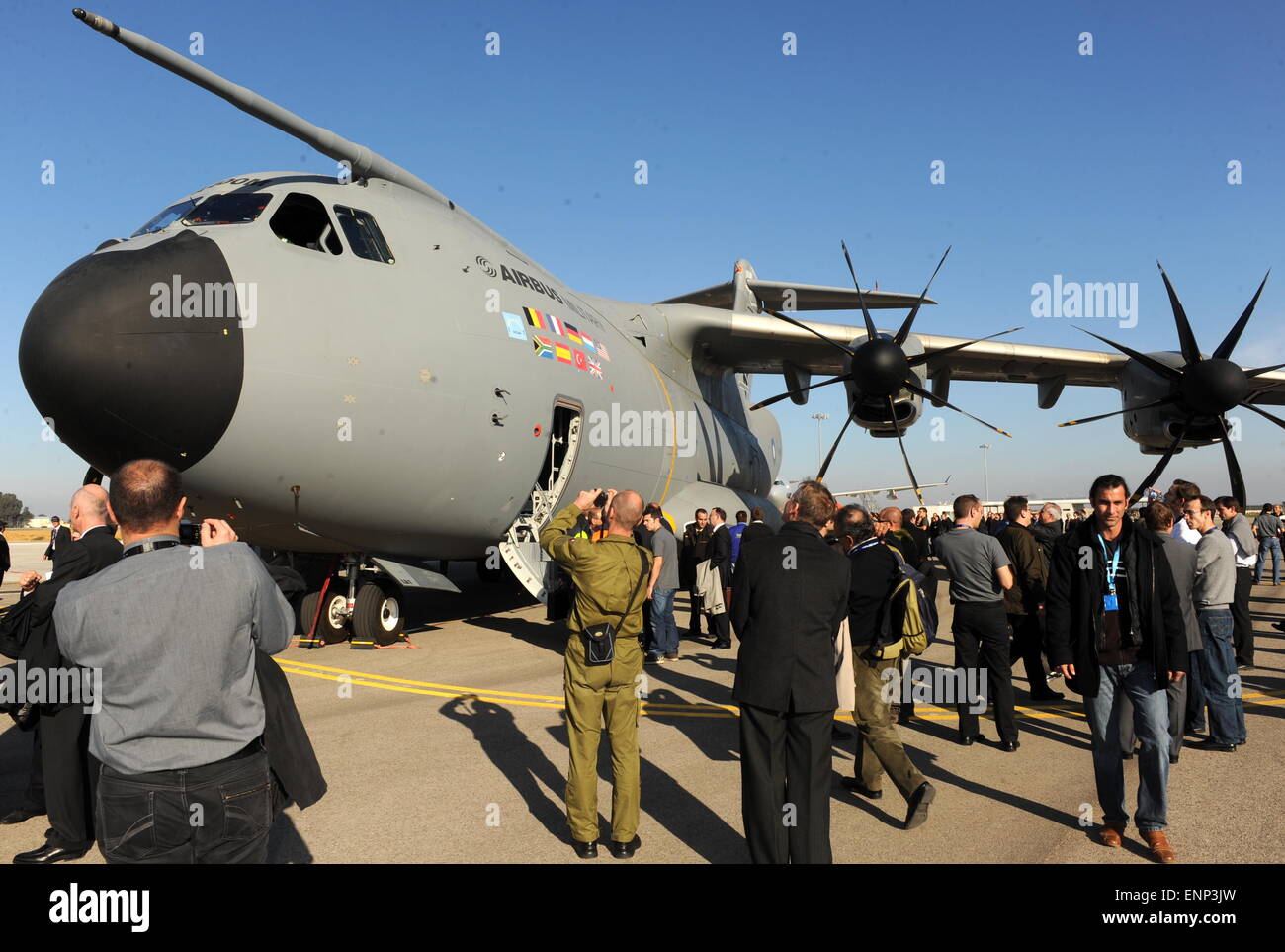Seville, Spain. 11th Dec, 2009. Numerous guests view Airbus' new ...