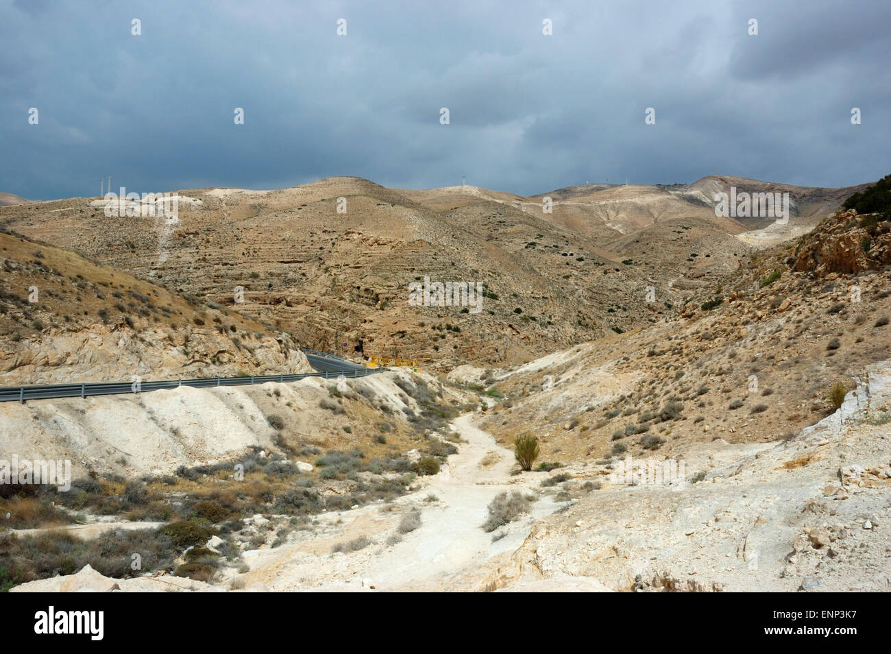 Panorama of Arava desert,Israel Stock Photo - Alamy