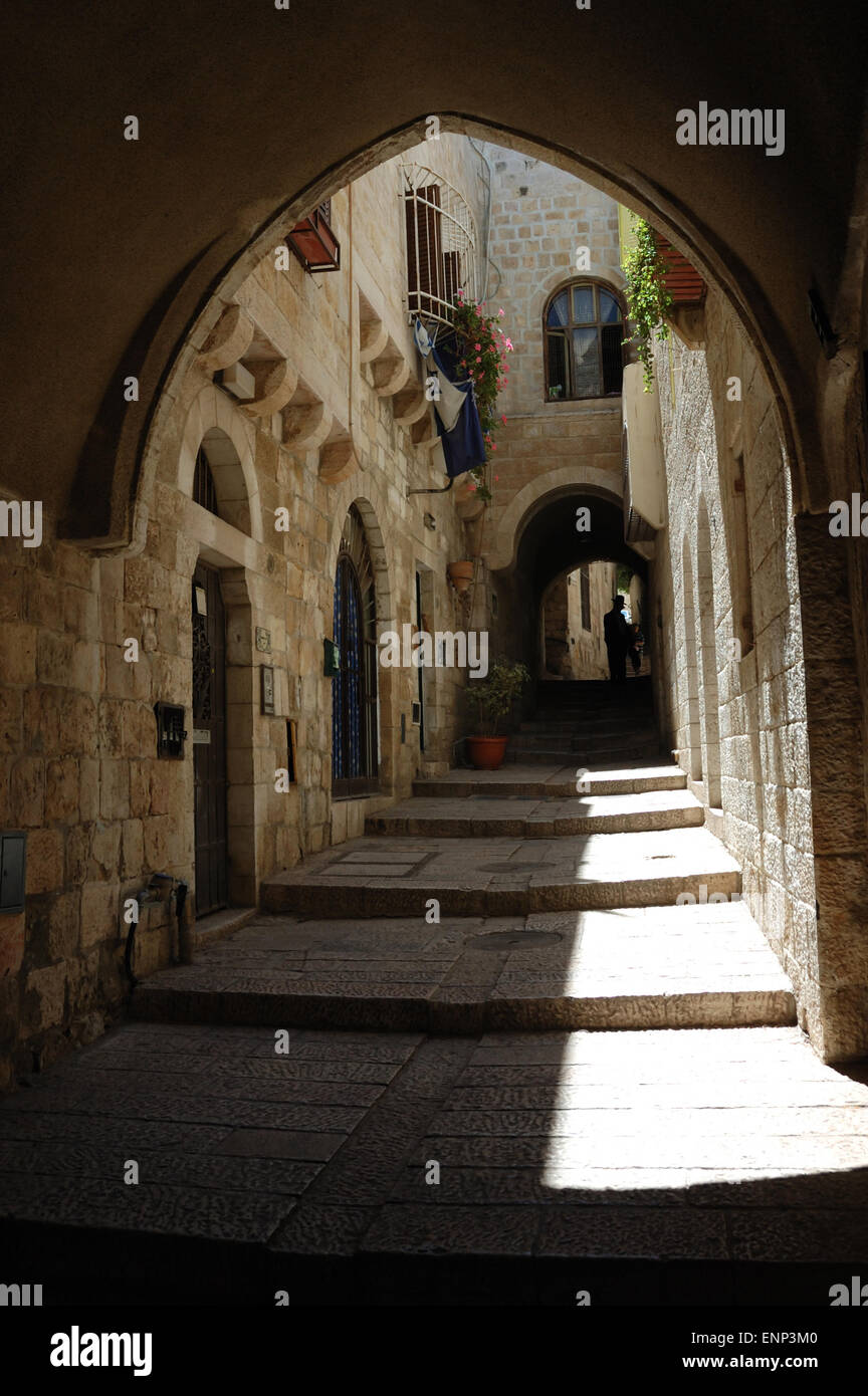 Street of old Jerusalem,Israel Stock Photo - Alamy