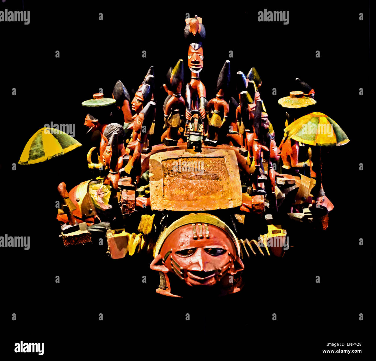 Yoruba mask ritual magic mystery hi-res stock photography and images ...