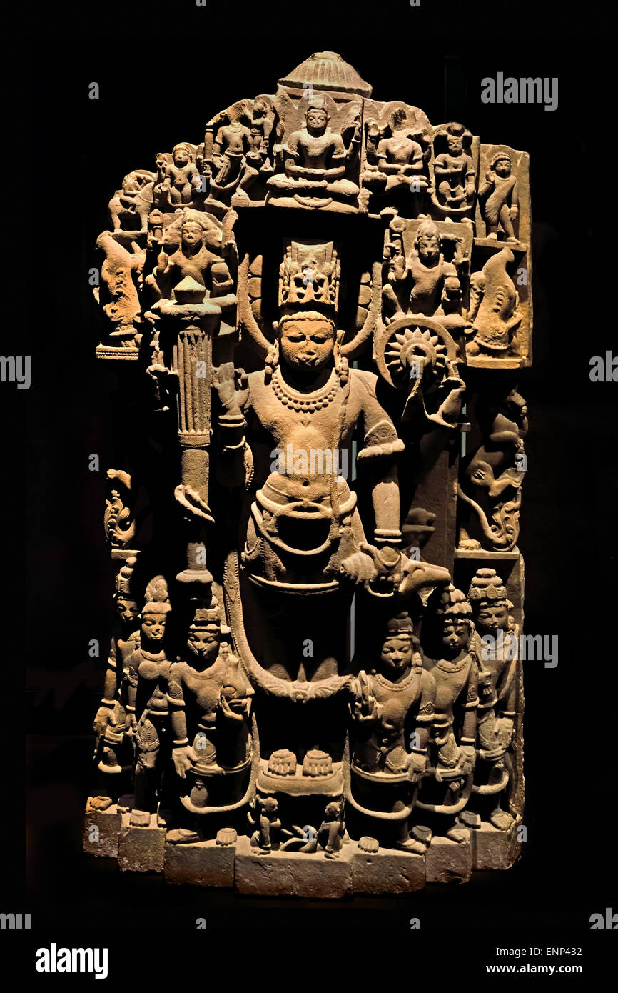 Vishnu hindu god hi-res stock photography and images - Alamy